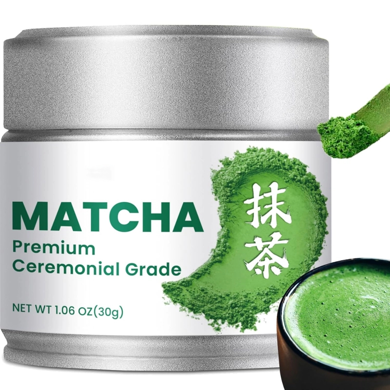 China Airtight metal matcha can for green tea coffee matcha powder ...