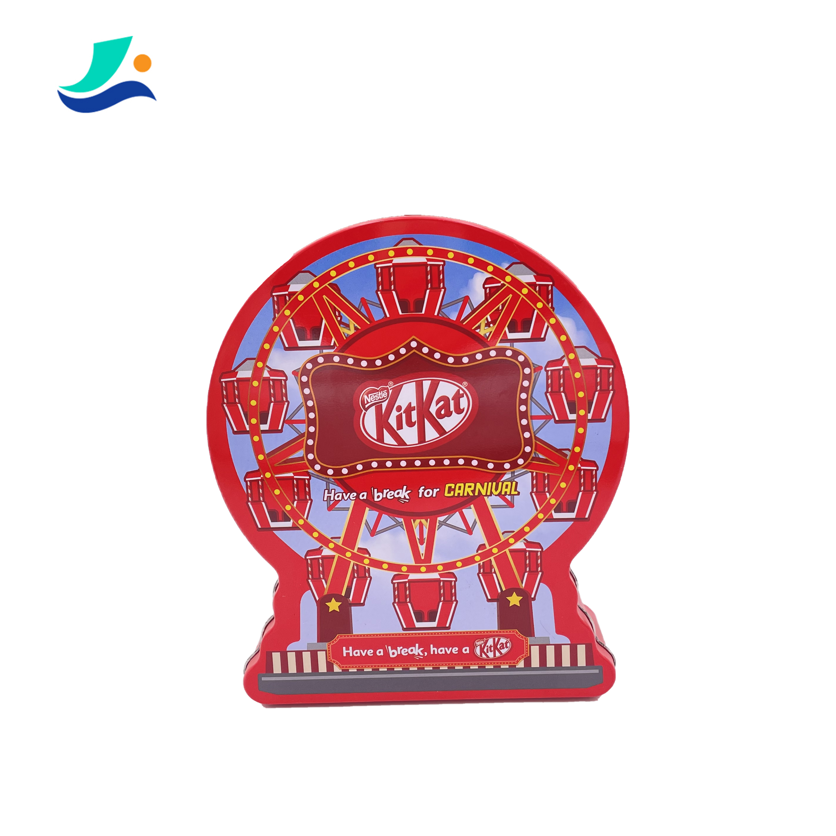 China Ferris Wheel-Shaped Vintage Decorative Tin Containers for gift ...